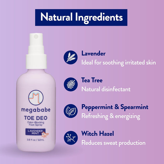 Toe Deo Foot Spray – Megababe